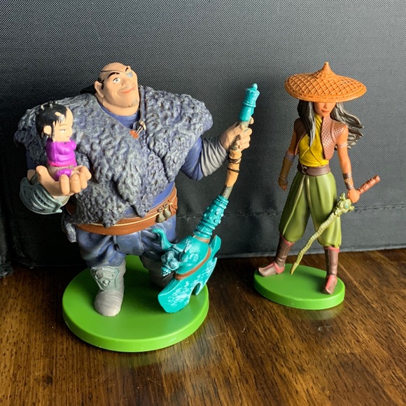 Disney | Toys | Tong Baby Pvc Cake Topper Figure Raya The Last Dragon ...